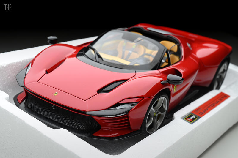 【歐洲限定】Ferrari Icona Daytona SP3 紅 精緻版 1/18 BBurago Signature | 露天市集 | 全 ...