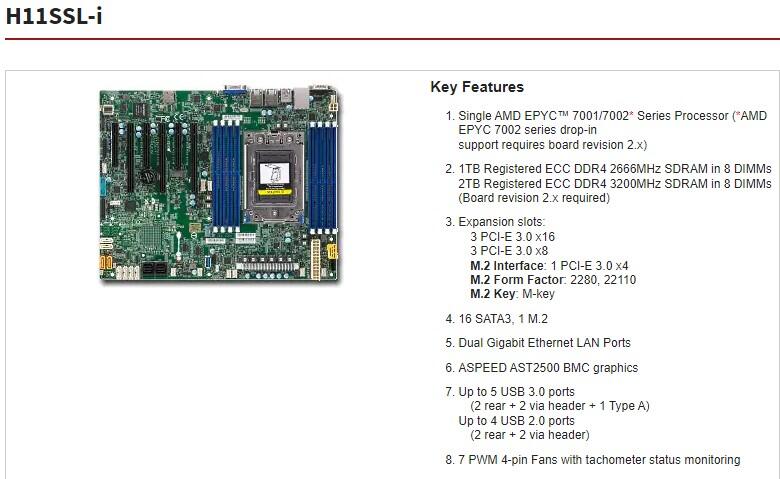 浩然 超微H12SSL-i / H11SSL-i / H11DSi / H11DSi-NT伺服器主機板AMD EPYC | 露天市集 | 全台 ...