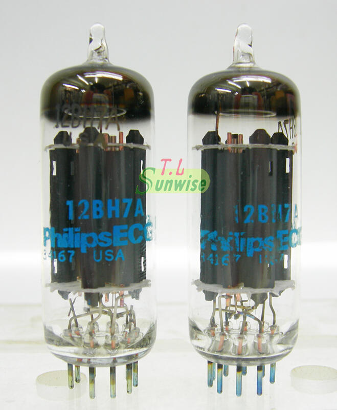 台灣現貨 12BH7 ︽NO:12764 美國 PhilipsECG 12BH7A (NIB) 1對 真空管 同批號 | 露天市集 | 全台最 ...