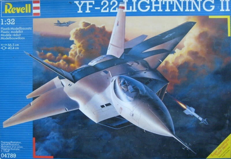 REVELL 1/32 (04789) YF-22 ''猛禽'' 隱身 戰鬥機 | 露天市集 | 全台最大的網路購物市集
