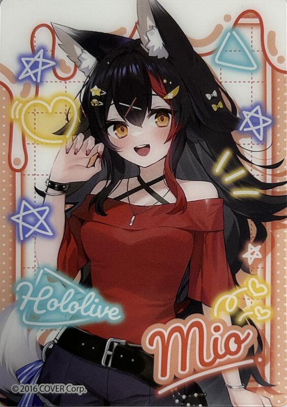 [ALG] 現貨 Hololive Lawson 寫真風卡片 ギャル風衣装 大神澪 大神ミオ | 露天市集 | 全台最大的網路購物市集