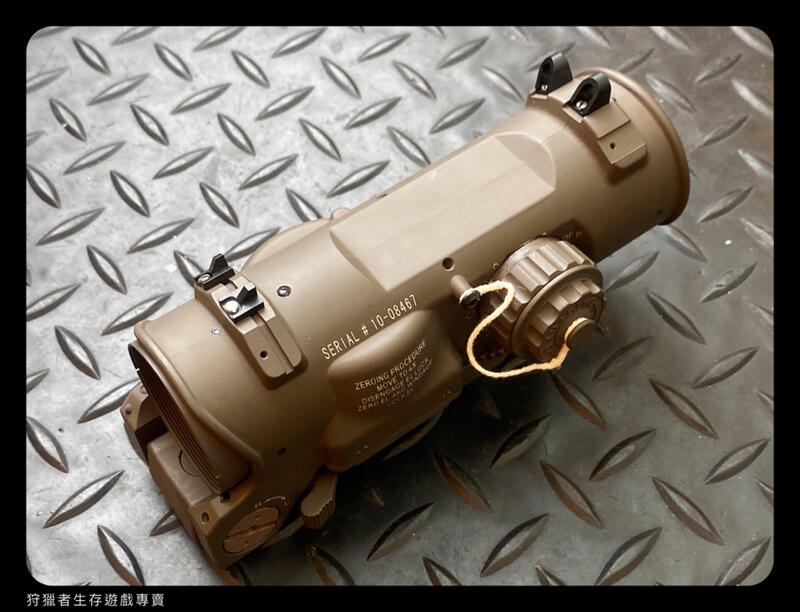 【狩獵者生存專賣】悍武 Elcan風格 SOCOM Specter DR 1X 4X 红光戰術瞄準鏡/火車頭-凸字-沙色 | 露天市集 | 全 ...