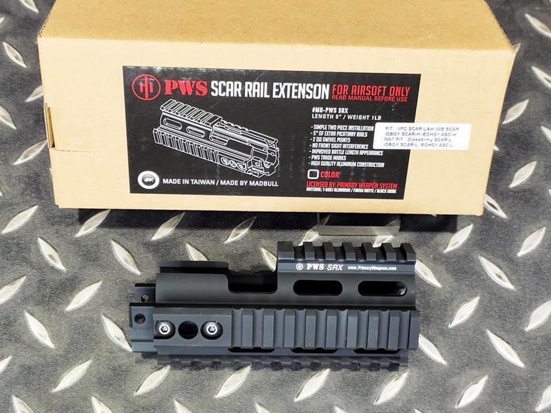 【IDCF】MADBULL 瘋牛PWS SCAR RAIL授權魚骨VFC WE SCAR-L H GBB皆可 15912 | 露天市集 | 全 ...