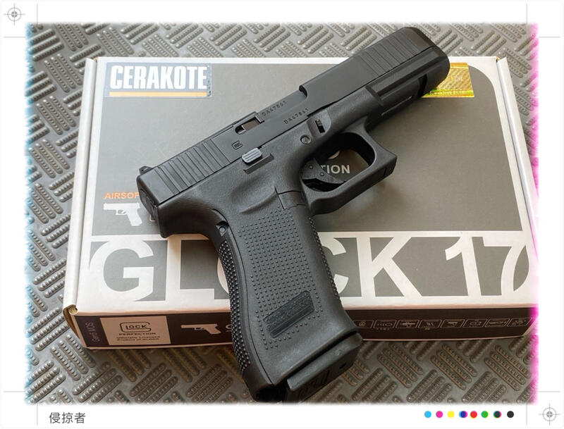 【侵掠者】GHK GLOCK 17 G17 Gen5 MOS GBB瓦斯手槍-原廠授權-Cerakotec軍規烤漆-現貨 | 露天市集 | 全 ...