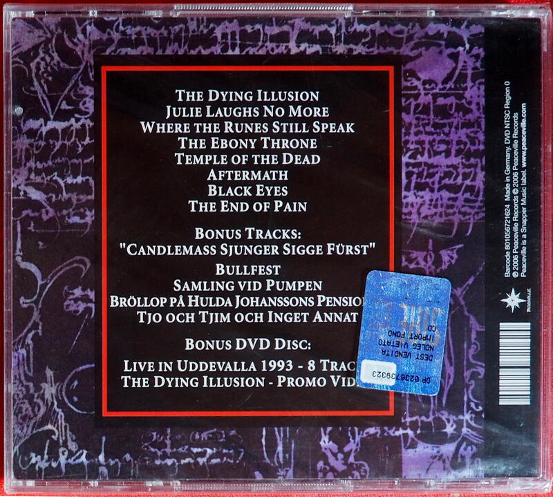 Candlemass / Chapter VI CD+DVD (全新歐版)請psychohello下標 | 露天市集 | 全台最大的網路購物市集