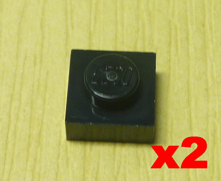 【小荳樂高】LEGO 黑色 1x1 薄片/薄板(2個) Black Plate 3024 302426 | 露天市集 | 全台最大的網路購物市集