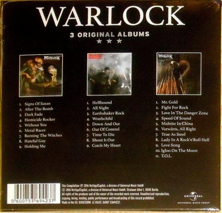 Warlock / 3 Original Albums 3-CD(全新封裝歐版 Rare!) | 露天市集 | 全台最大的網路購物市集