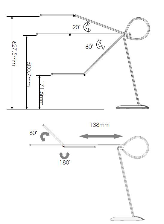 【lighting168】QisDESIGN Compasso Light圓理LED設計桌燈 | 露天市集 | 全台最大的網路購物市集