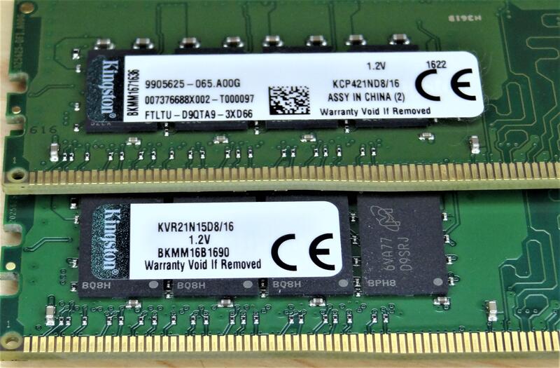 【免運】金士頓 Kingston DDR4 2133 16G x2= 32G (1組2支 32G ) | 露天市集 | 全台最大的網路購物市集
