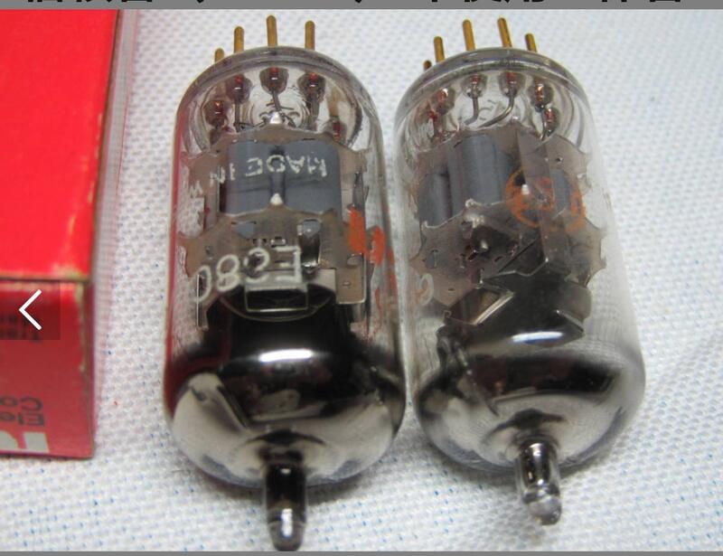 真空管7.RCA E88 CC / 6922 金腳德國製高信頼管（6DJ8）庫存新品保管品共2只特價6000元 | 露天市集 | 全台最大的 ...