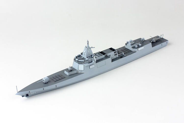 【小短腿玩具世界】夢模型 DM70012 中國海軍 055型 101 南昌艦 大型導彈驅逐艦 附3D列印零件 1/700 | 露天市集 | 全 ...