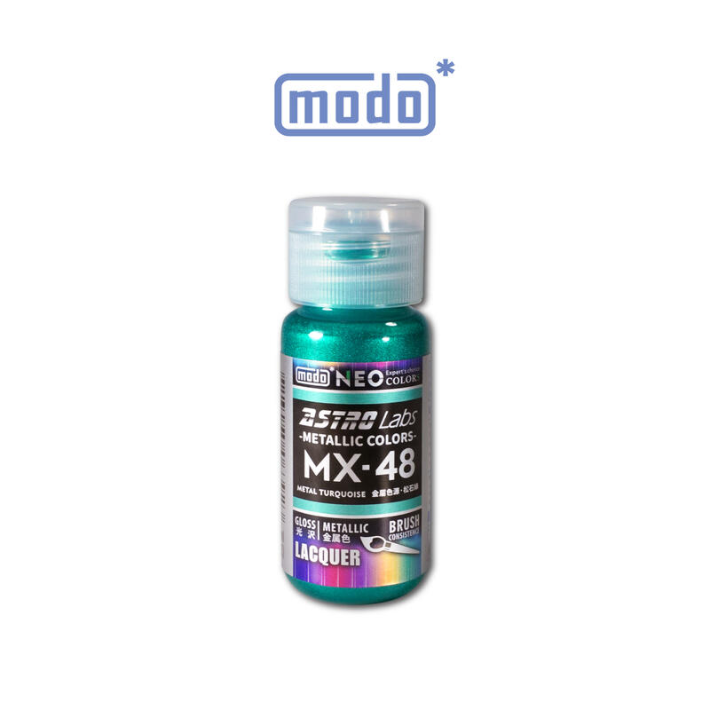 【modo摩多製造所】我的百搭金屬實驗室 NEO MX-48 MX48/松石綠/30ml/模型漆｜官方賣場 | 露天市集 | 全台最大的網路購物市集
