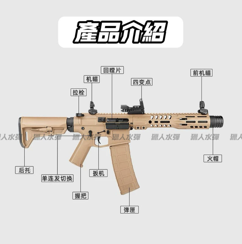 【獵人】預購/現貨 精擊SLR 5代 B56 電動水彈槍 | 露天市集 | 全台最大的網路購物市集