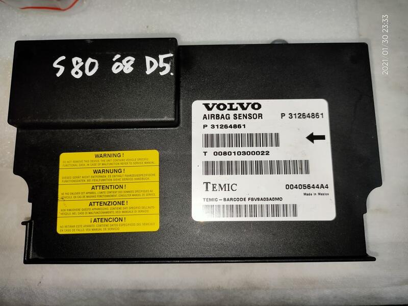 '08 富豪VOLVO S80 MK2 D5 2.5T 前期 正廠SRS氣囊電腦控制模組 31264861 | 露天市集 | 全台最大的網路購物市集