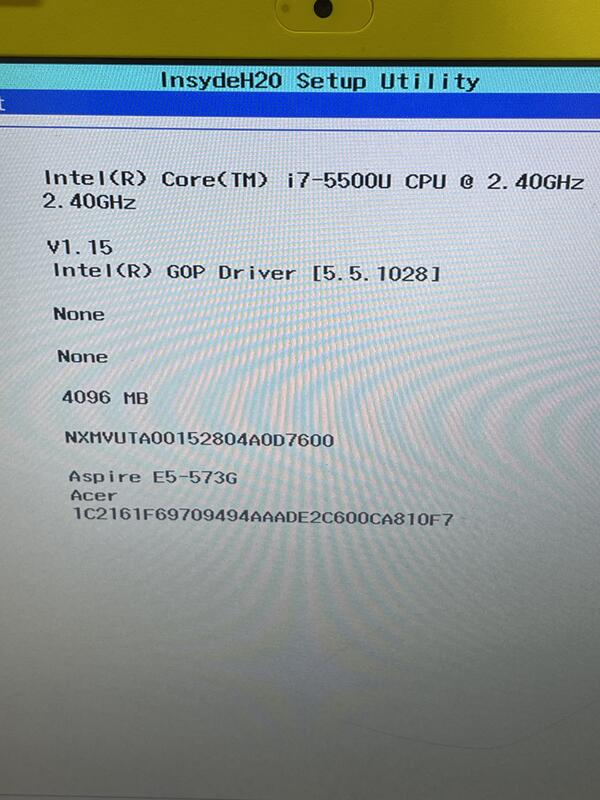 宏碁 acer E5-573G-74WZ FHD i7 5500U 4G GT940M 2G NB 筆電 零件機 | 露天市集 | 全台最大的網路購物市集