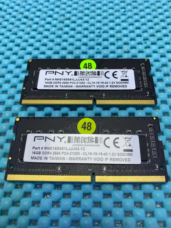 含稅價 PNY 16GB DDR4 2666 筆電記憶體 二手測試良品 小江~柑仔店 | 露天市集 | 全台最大的網路購物市集