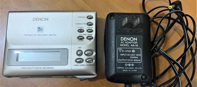 DENON MD銘機 DMP-R50 錄放音功能都正常，音質優美有光纖輸入功能，店家展示品，附原廠變壓器。 | 露天市集 | 全台最大的網路購物市集
