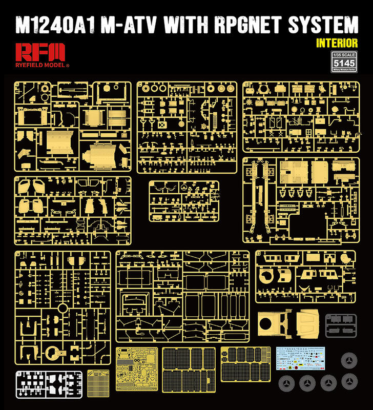 現貨！RFM 1/35 M1240A1 MATV 美國防地雷反伏擊車帶RPG防護網系（RM-5145) | 露天市集 | 全台最大的網路購物市集