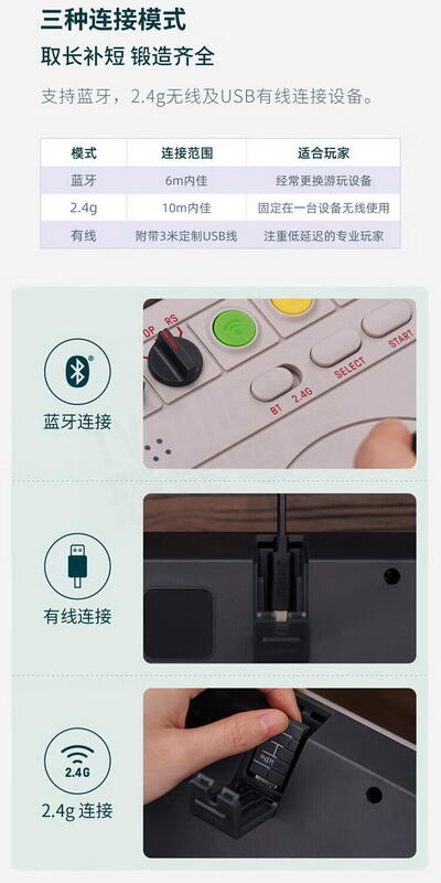 任天堂 SWITCH NS PC 八位堂 V3 無線 小型 街機搖桿 格鬥搖桿 小搖 8BITDO 80FE 台中 | 露天市集 | 全台最大的網路購物市集