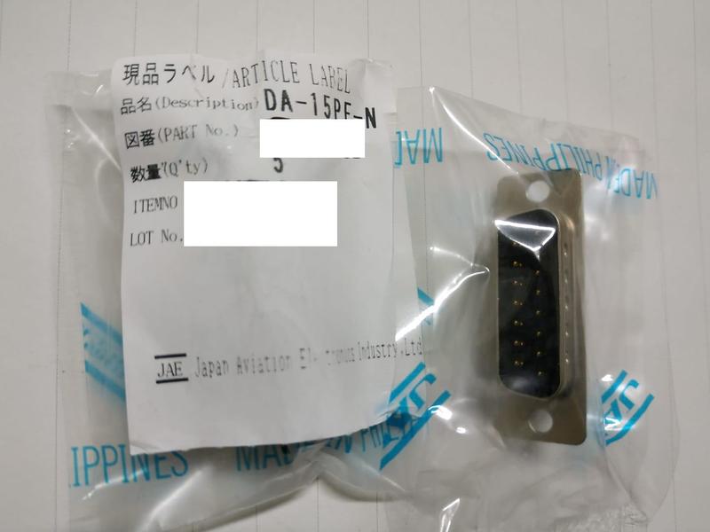 日本航空電子工業JAE DA-15PF-N 連接器 | 露天市集 | 全台最大的網路購物市集