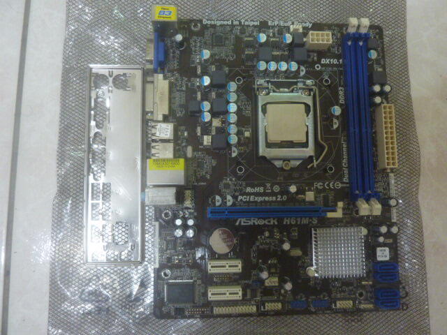 故障主機板 可開機 華擎 ASRock H61M-S 含CPU G840 含顯卡 影馳210 1GB DDR3 | 露天市集 | 全台最大的網路購物市集