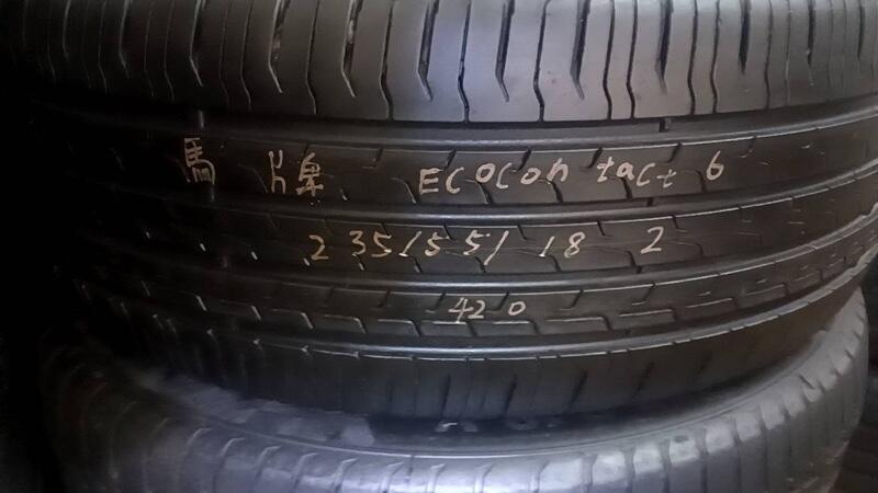 峻嶸輪胎 優質中古 馬牌 235/55/18 花紋:EC6 年份:22 7-8成新 無補胎(米其林瑪吉斯.建大 | 露天市集 | 全台最大的網路購物市集