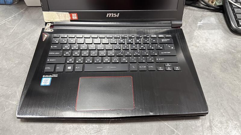 二手筆電零件機 微星MSI MS-14A3 i7 6代 15.6吋 不開機 D82 | 露天市集 | 全台最大的網路購物市集