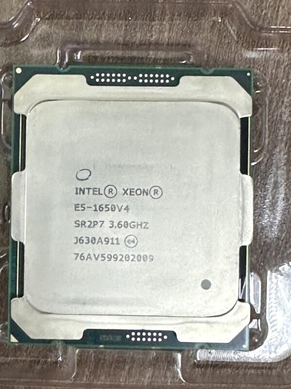 【曠世】Intel Xeon Processor E5-1650v4 6C/12T 3.6G LGA2011正式版 | 露天市集 | 全台最大的網路購物市集