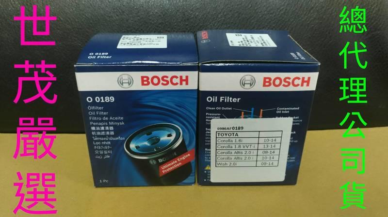 世茂嚴選 BOSCH 機油芯 TOYOTA NEW WISH NEW ALTIS SIENTA NEW RAV4 | 露天市集 | 全台最大的 ...