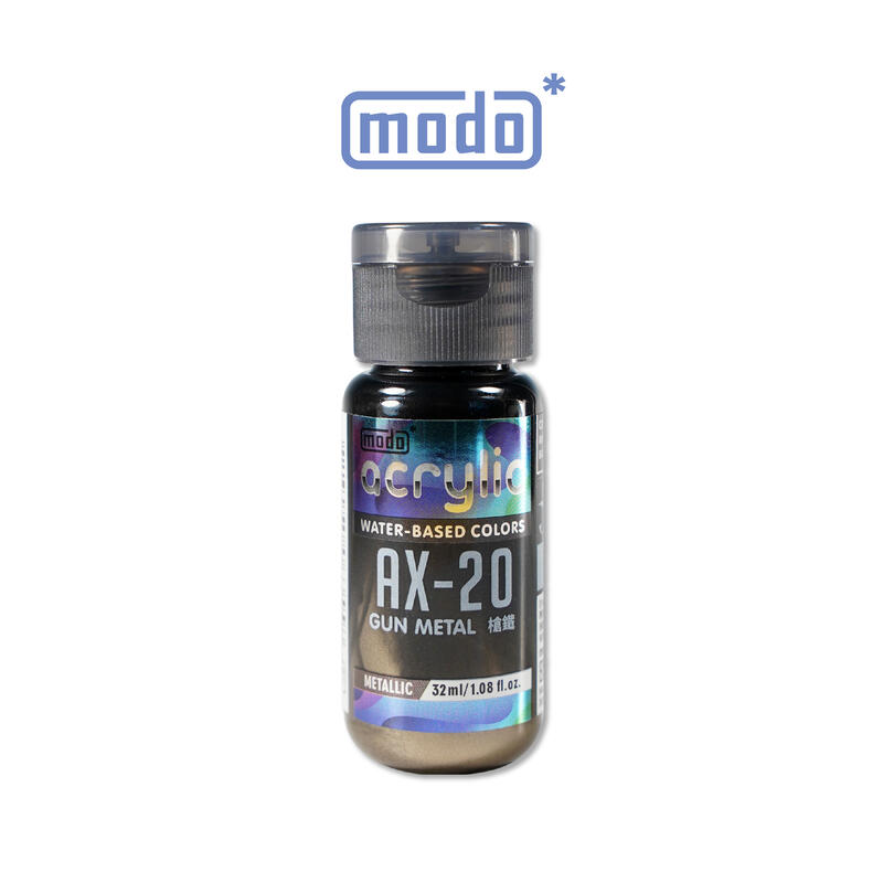 【modo摩多製造所】NEO金屬水漆AX20 AX-20 槍鐵色/32ML/模型漆/水漆｜官方賣場 | 露天市集 | 全台最大的網路購物市集