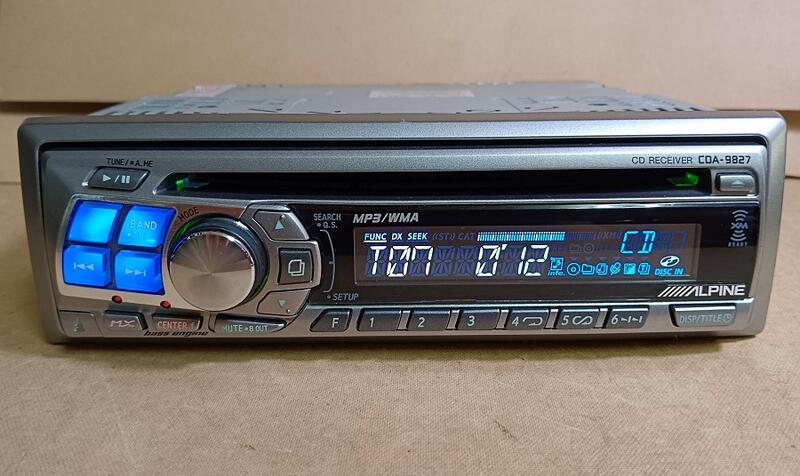 Alpine CDA-9827 CD/FM/AM音響主機AUX IN已升級藍牙聲音輸入 | 露天市集 | 全台最大的網路購物市集
