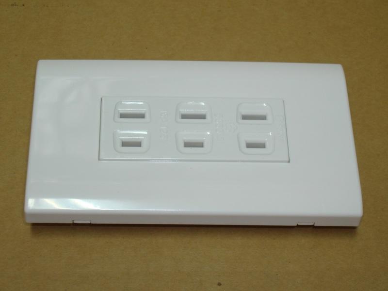 台昱電工 晨光系列 三插座組 雪白色 TYL-H683A 聯蓋式 三插座 H型三聯插座 歐風豪華型聯蓋插座 15A 1 | 露天市集 | 全台 ...