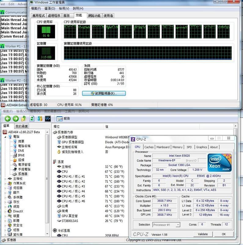 XEON E5645六核心LGA1366 X58 XEON INTEL CPU正式版6核心參考X5650 I7-980X | 露天市集 | 全 ...