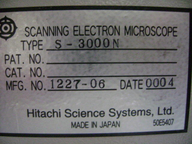 Hitachi S3000N 中古電子顯微鏡 出售 | 露天市集 | 全台最大的網路購物市集