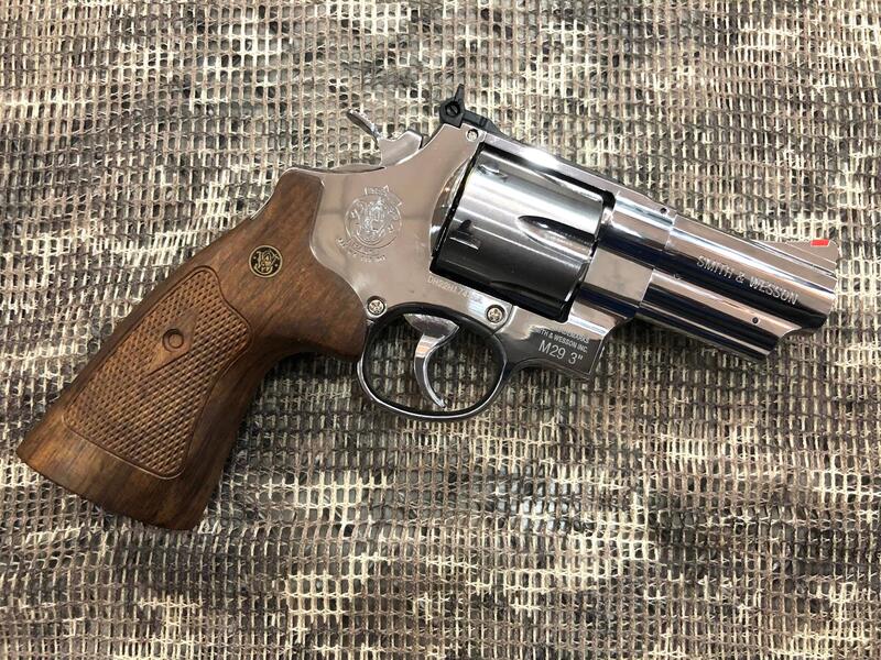 JHS（（金和勝 生存遊戲專賣））S&W 史密斯威森 M29 麥格農左輪 CO2手槍 3吋 授權刻字 銀色 | 露天市集 | 全台最大的網路購物市集