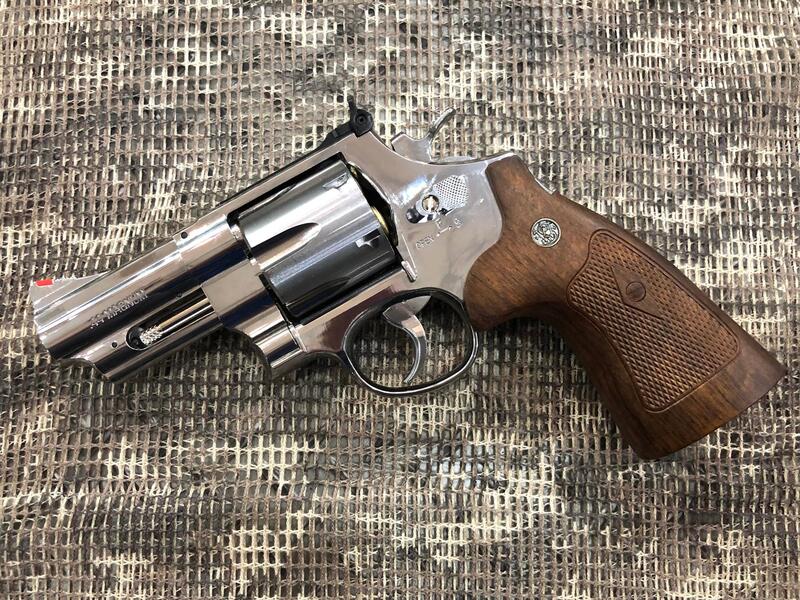 JHS（（金和勝 生存遊戲專賣））S&W 史密斯威森 M29 麥格農左輪 CO2手槍 3吋 授權刻字 銀色 | 露天市集 | 全台最大的網路購物市集