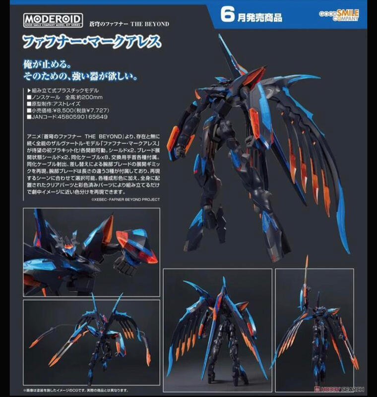 代理版 組裝模型 MODEROID 蒼穹之戰神 Fafner Mark Alles | 露天市集 | 全台最大的網路購物市集
