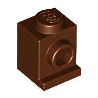 朵依小舖 LEGO 4070 1x1 Brown Brick Headlight 4225469 紅棕色 側接 轉向 | 露天市集 | 全台最 ...