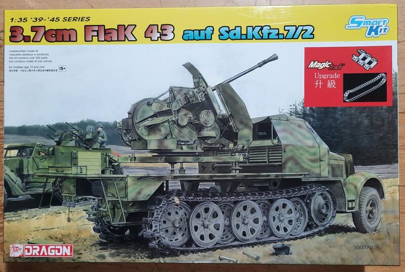 DRAGON 6553 1/35 3.7cm Flak43 auf Sd.Kfz.7/2 現貨 | 露天市集 | 全台最大的網路購物市集