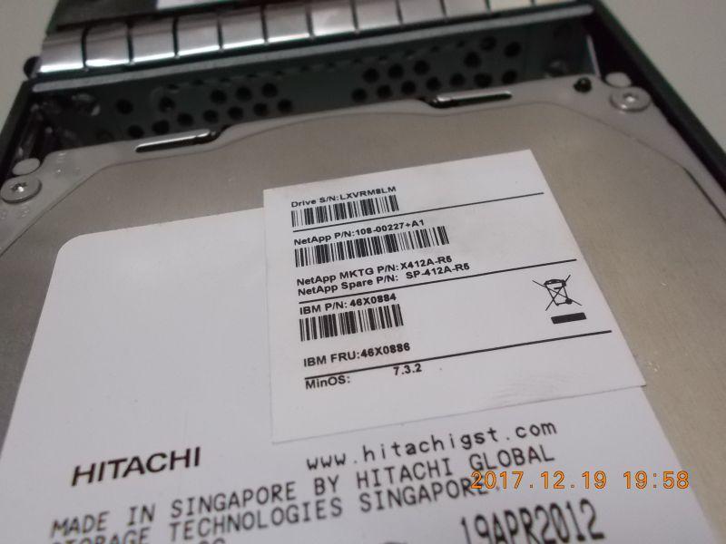 NETAPP 600GB 15K SAS 硬碟 DS4243 X412A-R5 46X0884 SP-412A-R6 | 露天市集 | 全台最 ...