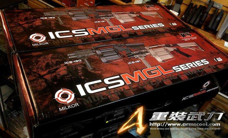 【重裝武力】ICS MGL 新版轉輪式榴彈發射器 黑色 ICS-190 | 露天市集 | 全台最大的網路購物市集