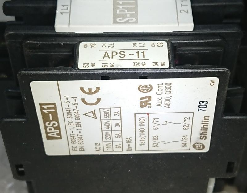 簡便宜 二手 士林 電磁接觸器 S-P11 S-P12 補助接點 APS-11 AP-11 熱動過電流TH-P12 | 露天市集 | 全台最大 ...