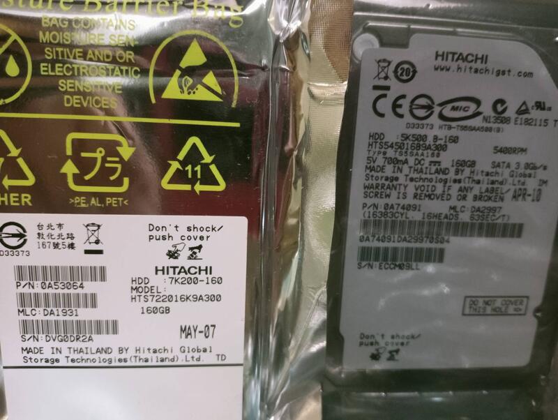 HITACHI 2.5吋 160G硬碟 總共12個 再送你4個80G 700 | 露天市集 | 全台最大的網路購物市集