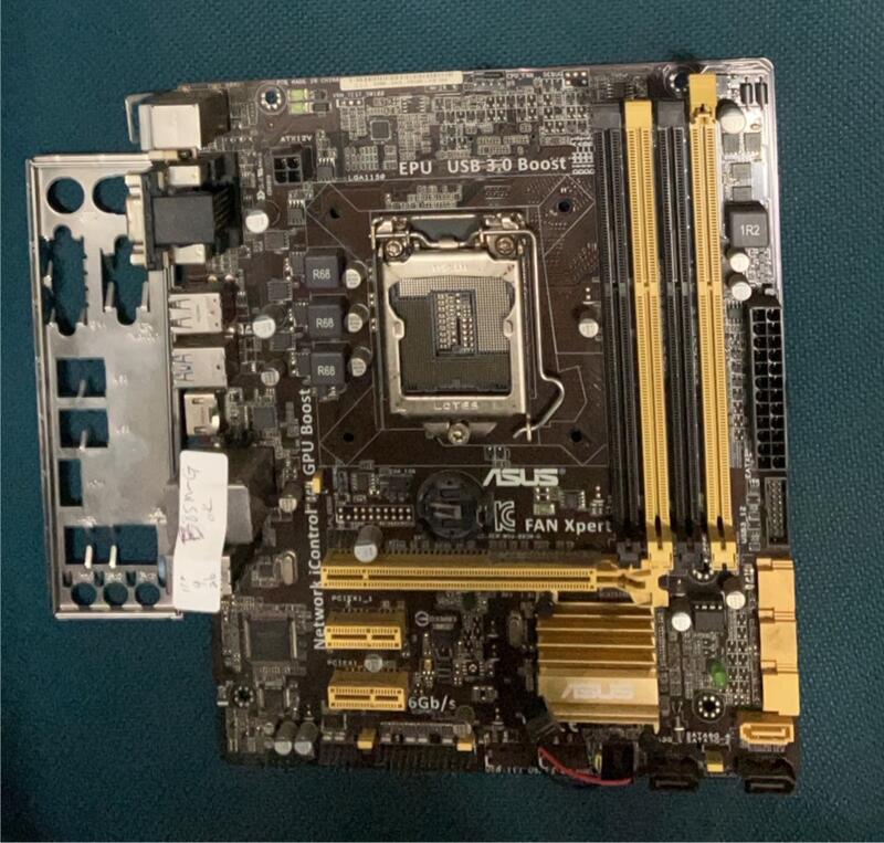 華碩 ASUS B85M-G主機板 B85 D3x4 1150腳位附檔片(已售完) | 露天市集 | 全台最大的網路購物市集