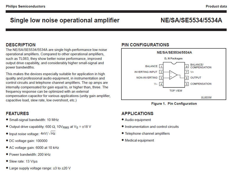 Philips NE5534 OP Amp 22204848175890 | 露天市集 | 全台最大的網路購物市集