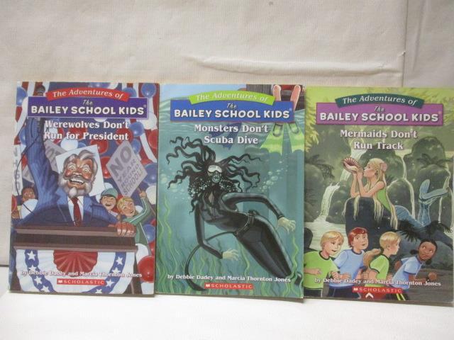 【露天書寶二手書T9/原文小說_SY5】Bailey School Kid-Monsters Dont Scuba Dive等_4本合售 ...