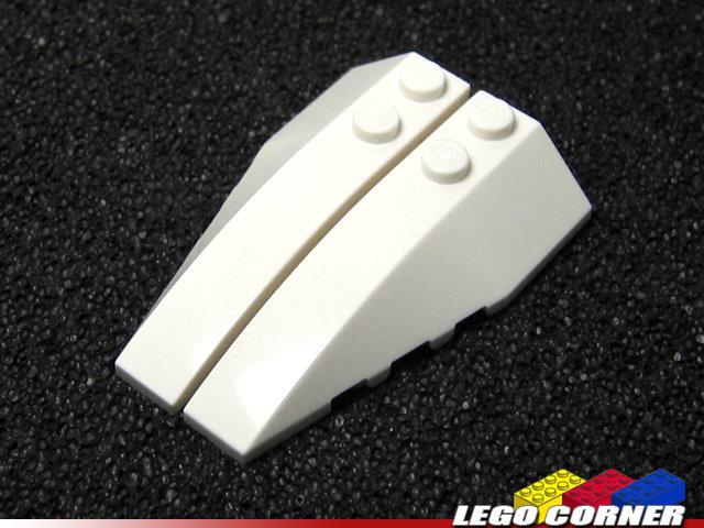 【樂高小角落】 White Wedge 6x2 Left & Right 白色曲面 4160124 4160101 | 露天市集 | 全台最大 ...