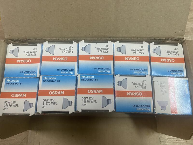 正德國製 OSRAM 歐司朗 鹵素杯燈 12V 50W 41870 WFL 38 MR16 | 露天市集 | 全台最大的網路購物市集