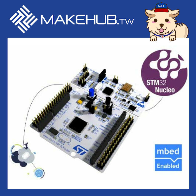 MakeHub.tw含稅原裝 mbed NUCLEO-F302R8 STM32F302R8 開發板相容Arduino腳座 | 露天市集 | 全 ...