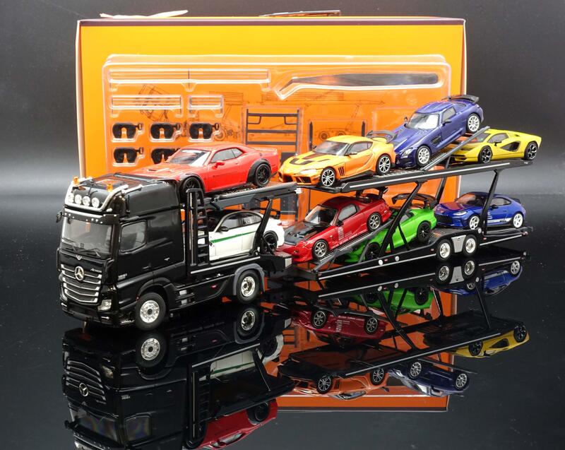 【MASH】現貨特價 GCD 1/64 Mercedes-Benz / Brabus Actros 運輸拖板黑 | 露天市集 | 全台最大的 ...